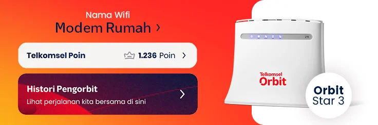 Cara Ganti Password WiFi Telkomsel Orbit